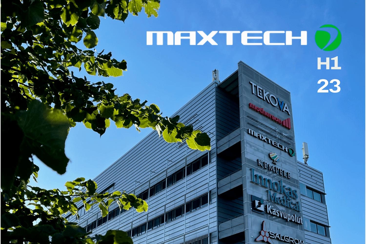 Toimitusjohtajan katsaus H1 / 2023 - Maxtech